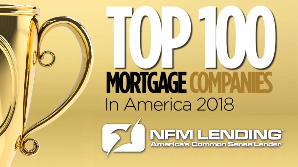 NFM Lending ranked in the Top 100 Mortgage Companies in America 2018