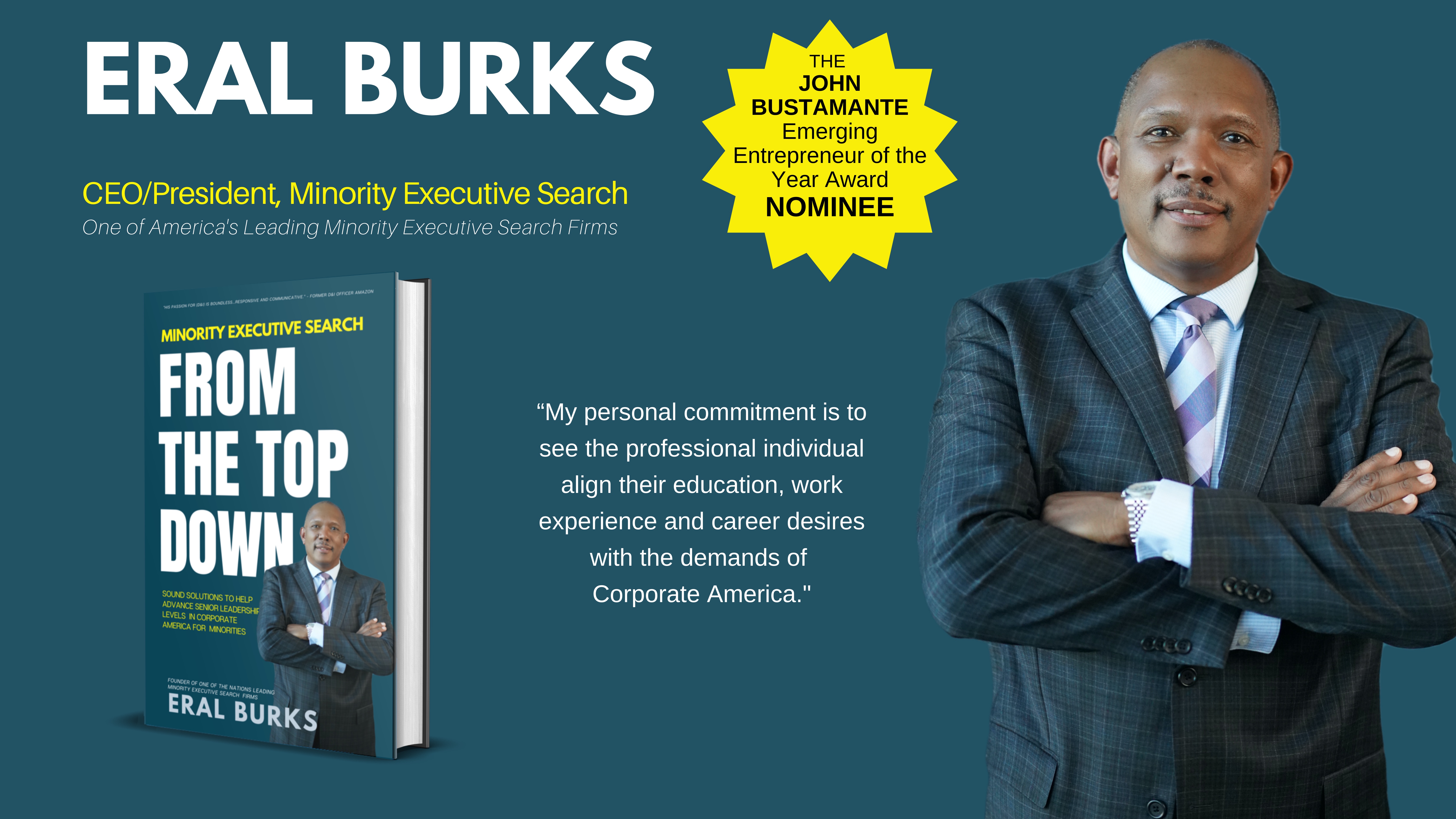 Eral Burks, Author & Founder of Minority Executive Search, Nominated ...