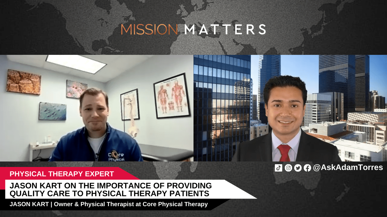 Jason Kart, Owner and Physical Therapist at Core Physical Therapy, was ...