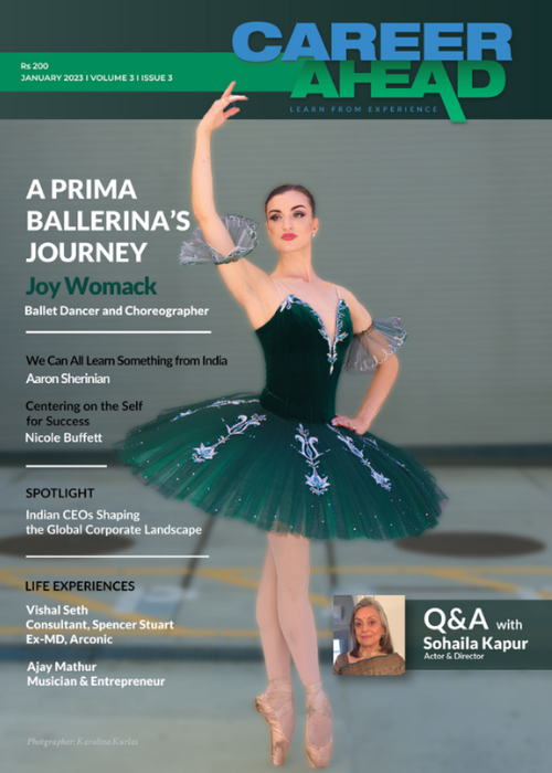 Joy Womack Takes the Cover: Career Ahead January Issue Now Available