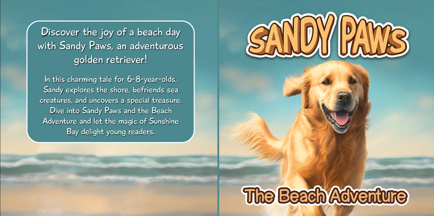 New Children's Book "Sandy Paws and the Beach Adventure" Takes Young ...