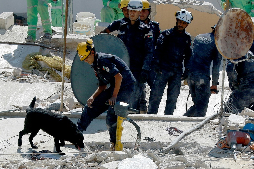 'Miracle' in Jordan as baby pulled alive from collapsed building