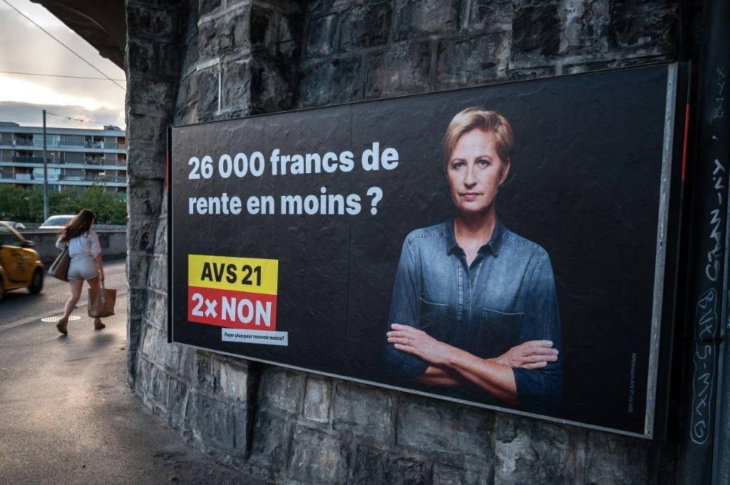 Women at the heart of Swiss pension reform vote