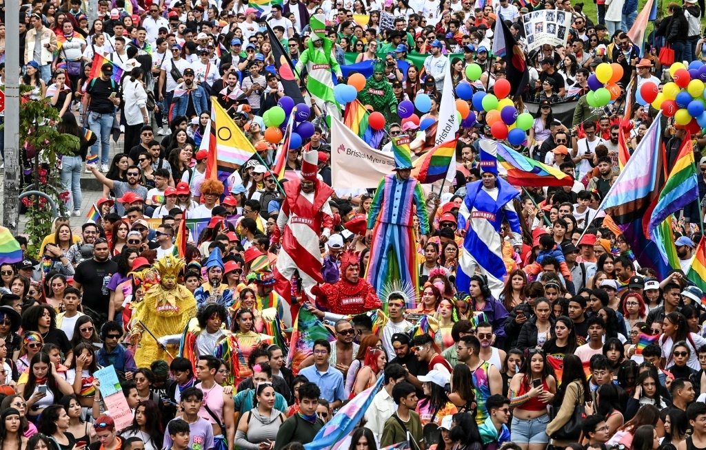 More than 100,000 take part in Colombia's largest-ever Pride parade